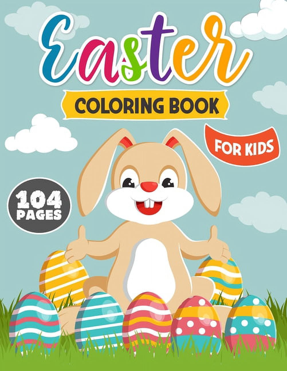 Easter Coloring Book for Kids: Happy Easter Coloring and Activity Book ...