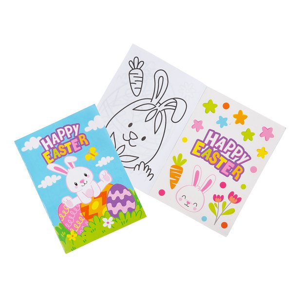 Easter Coloring Books with Sticker Sheets, Stationery, Easter, 24 ...