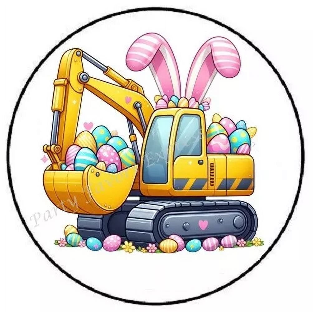 Easter Construction Stickers Party Favors Phone Decal Water Bottle ...