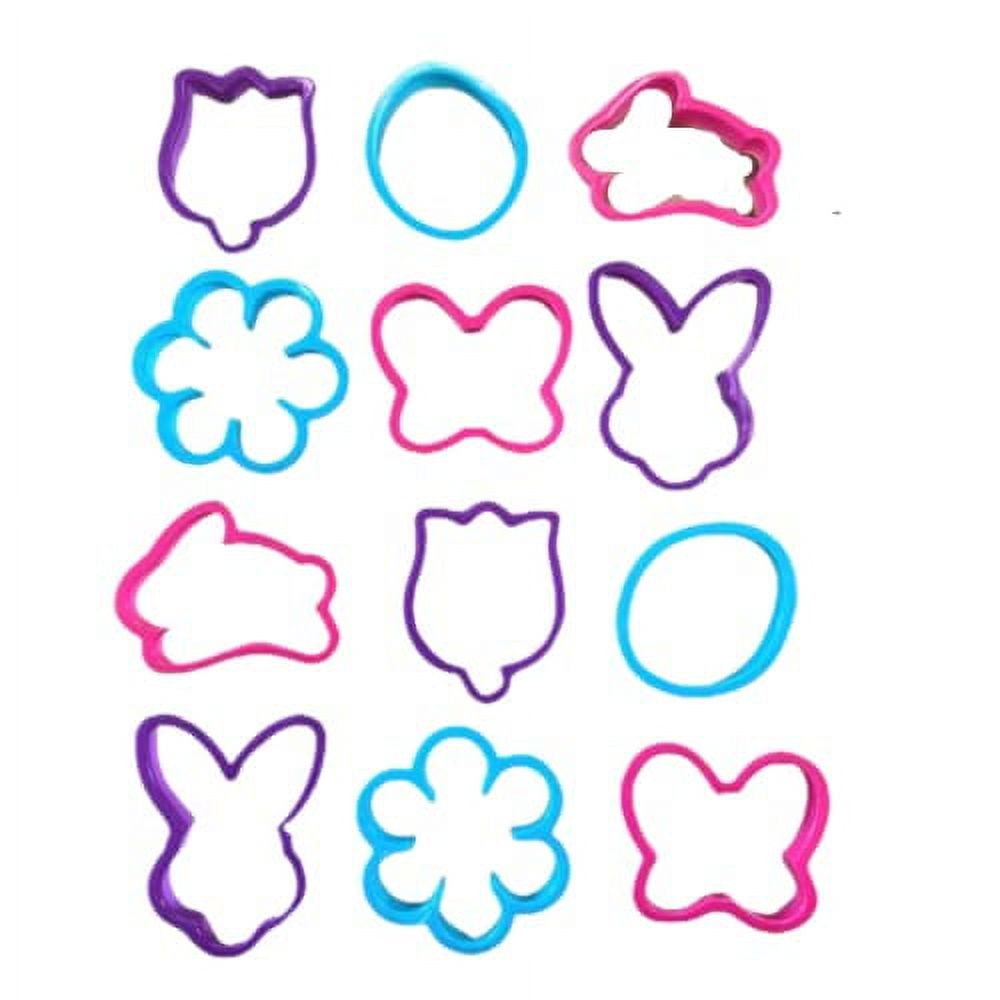 Easter Cookie Cutters | Spring Cookie Cutter Set | 12 Pc Plastic Set ...