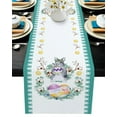 Easter Cotton Egg Bunny Table Runner Wedding Table Decoration Home ...