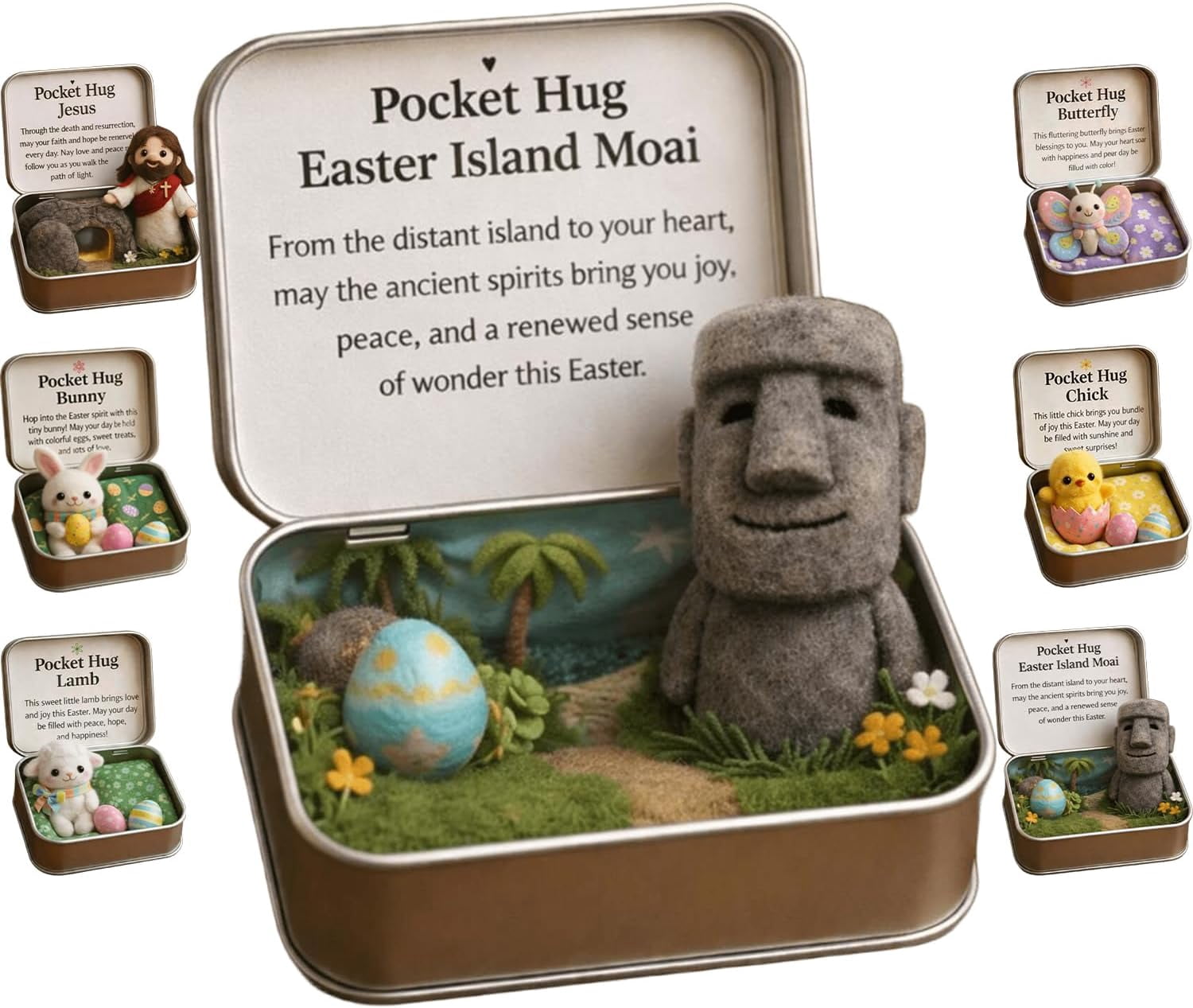 Easter Coworker Appreciation Gift, "Pocket Hug" Stress Relief Desk ...