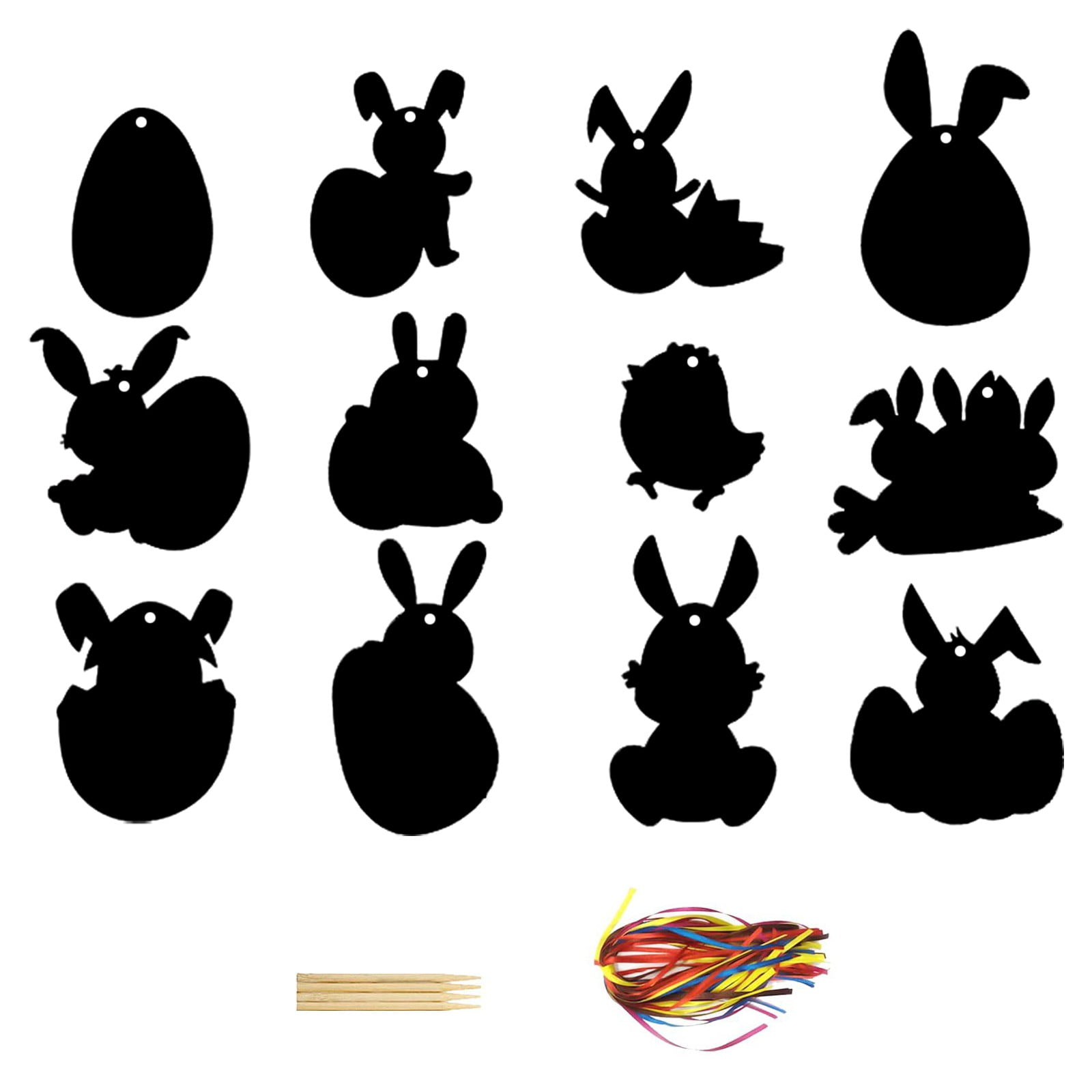 Easter Crafts For Kids Color Easter Egg Ornaments Decorations DIY ...