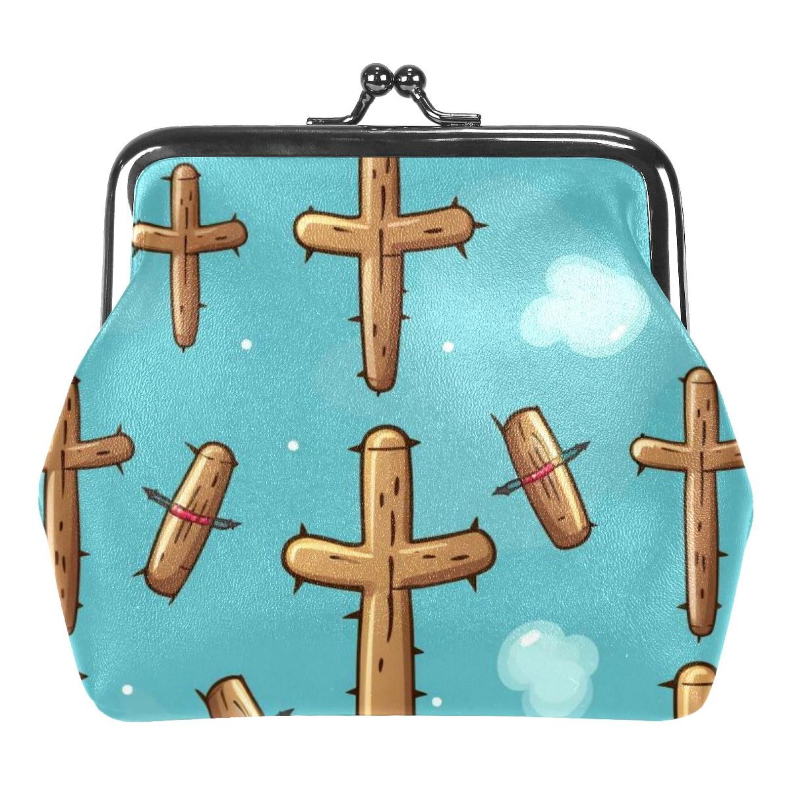 Easter Cross Coin Purse, Kiss Lock Coin Purse, Large Capacity Coin ...