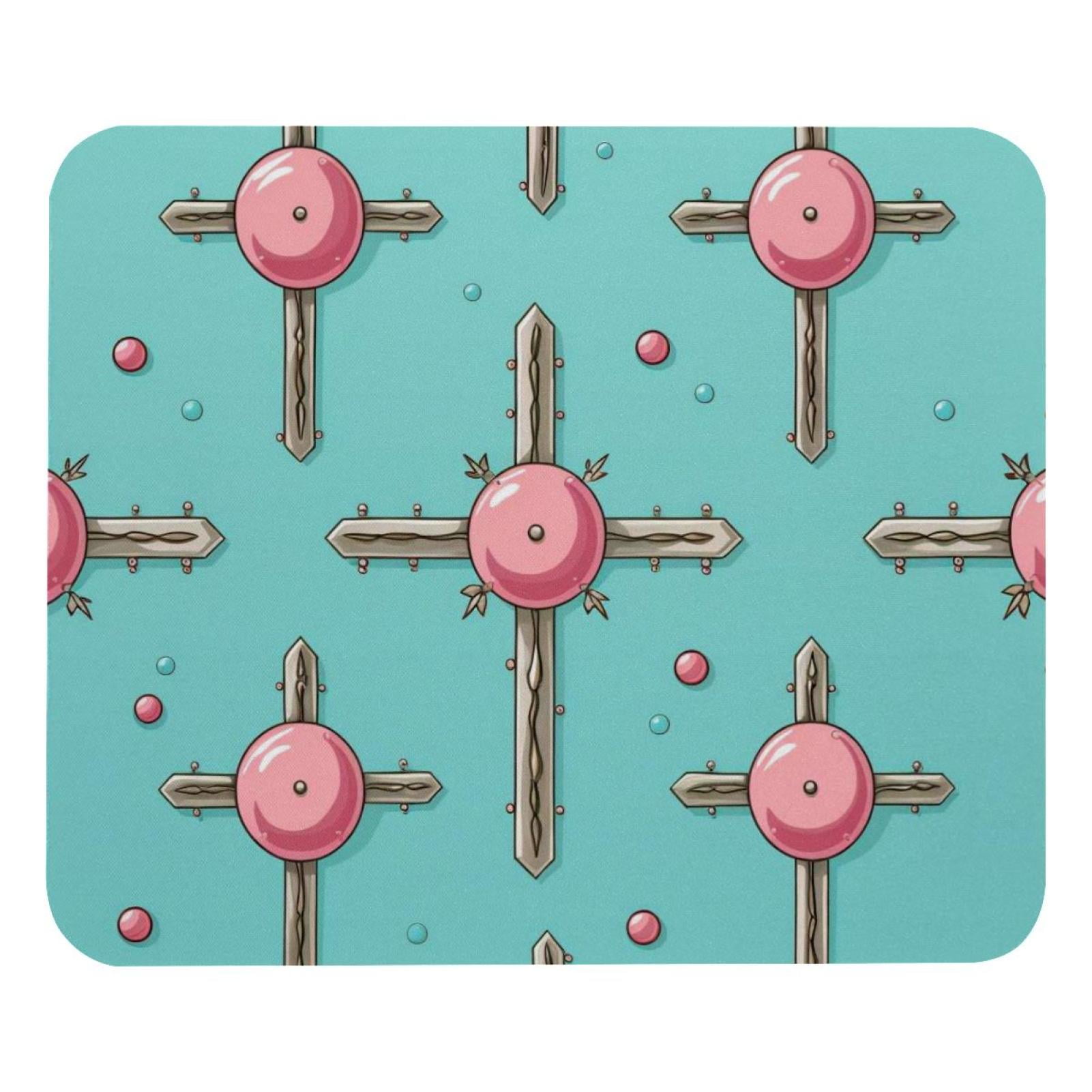 Easter Cross Mouse Pad, Personality Design Rubber Base for Office Decor ...