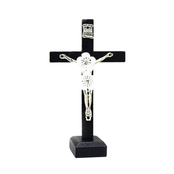 Easter Cross,Wood Desktop Ornament,Wooden Cross Easter Decoration | for ...