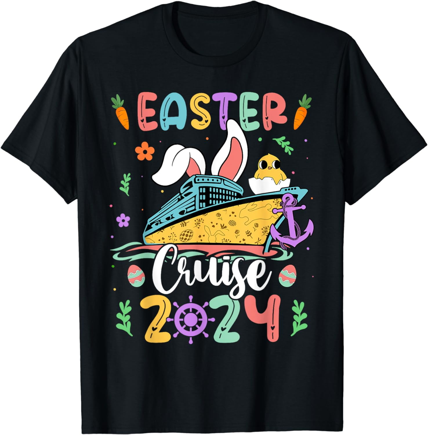 Easter Cruise 2024 Squad Cruising Holiday Family Group Cotton T-Shirt ...