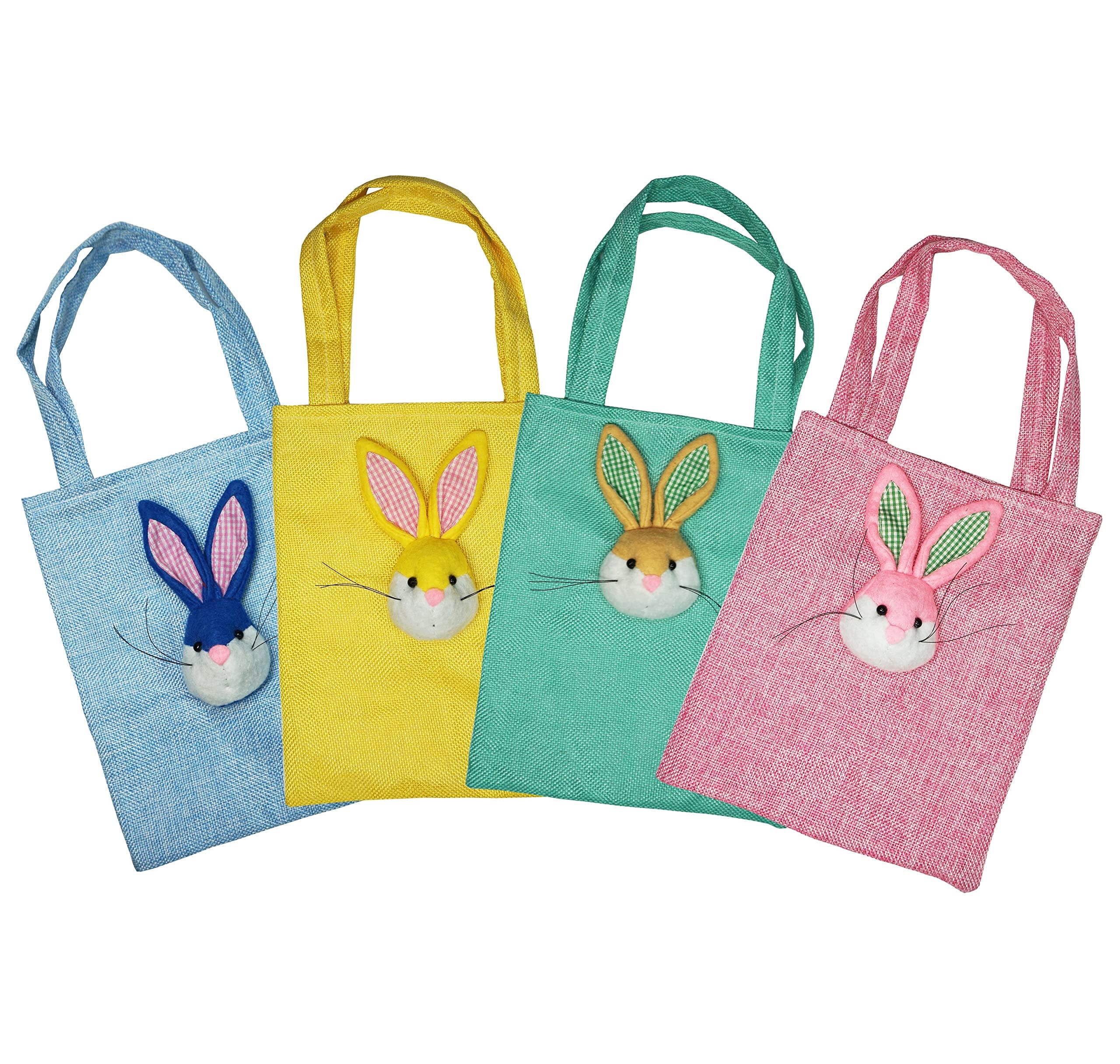 Easter Cute Bunny Candy Bags. Easter Gift bags Goody bags. Pack of 4 ...