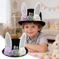 Easter Cute Bunny Ear Top Hat, Festive Costume Accessory for Holiday ...