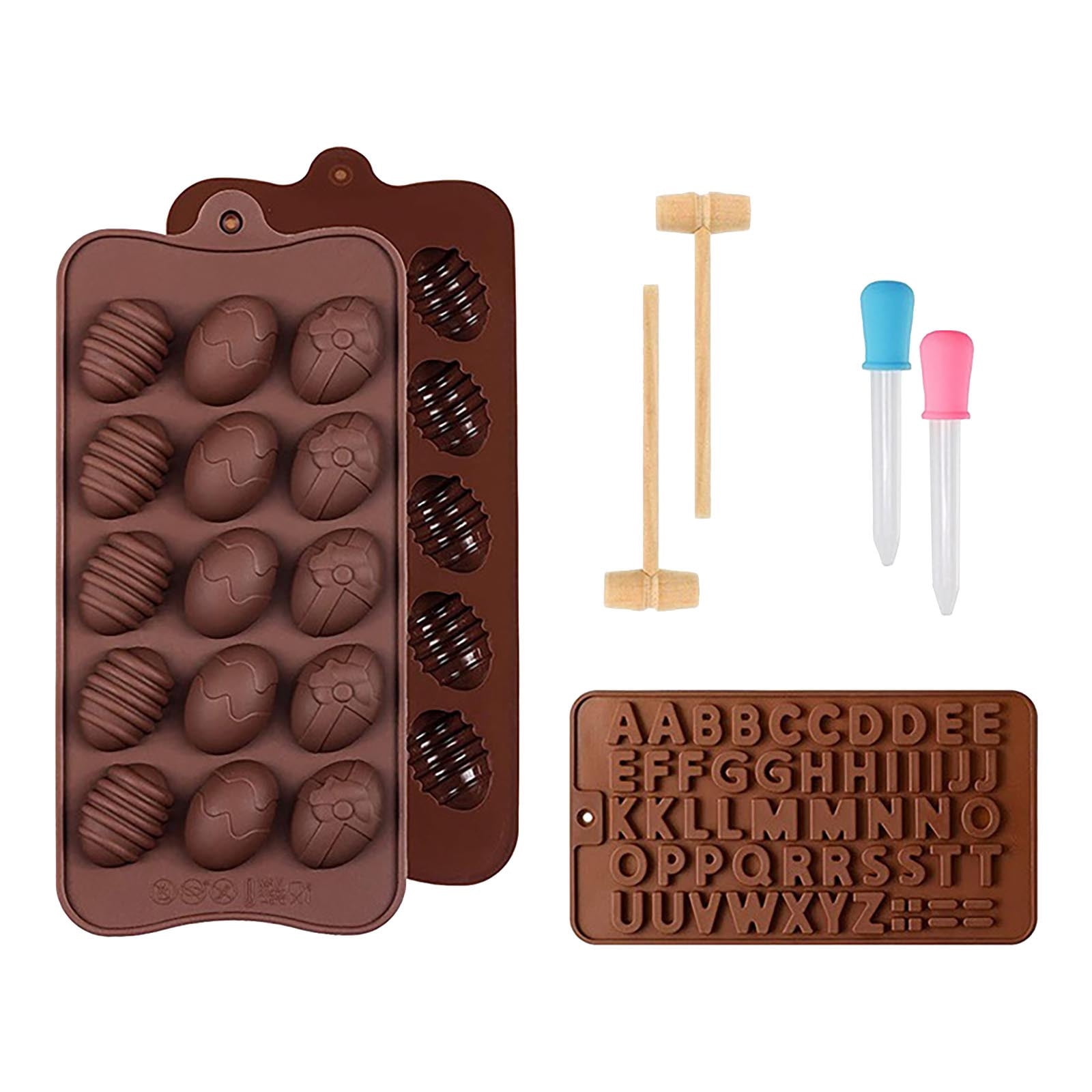 Easter DIY Chocolate Candle Making Kit - Food Grade Silicone Molds for ...