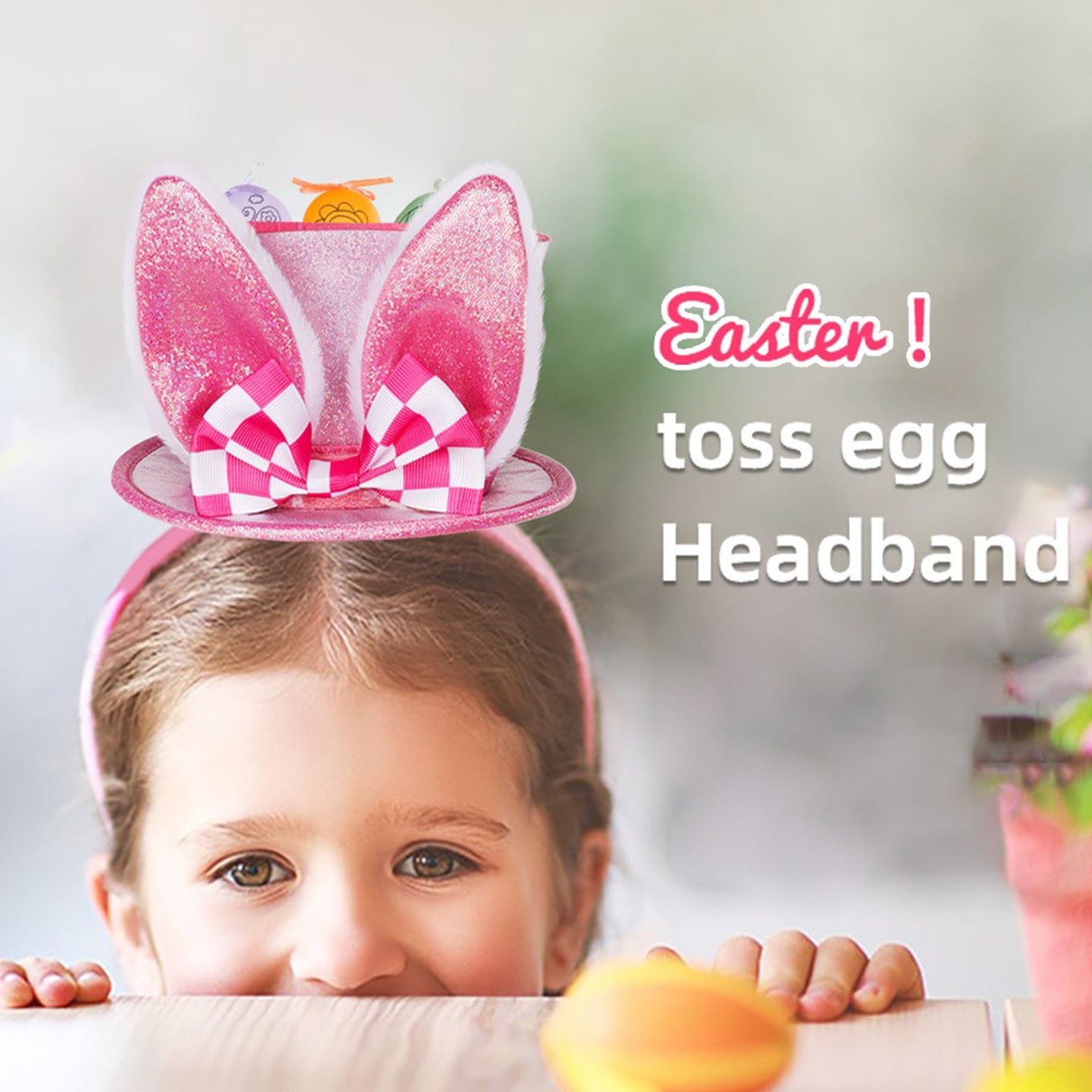 Easter DIY Funny Headband Set - Bunny Ear & Hat Style with 3 Random ...