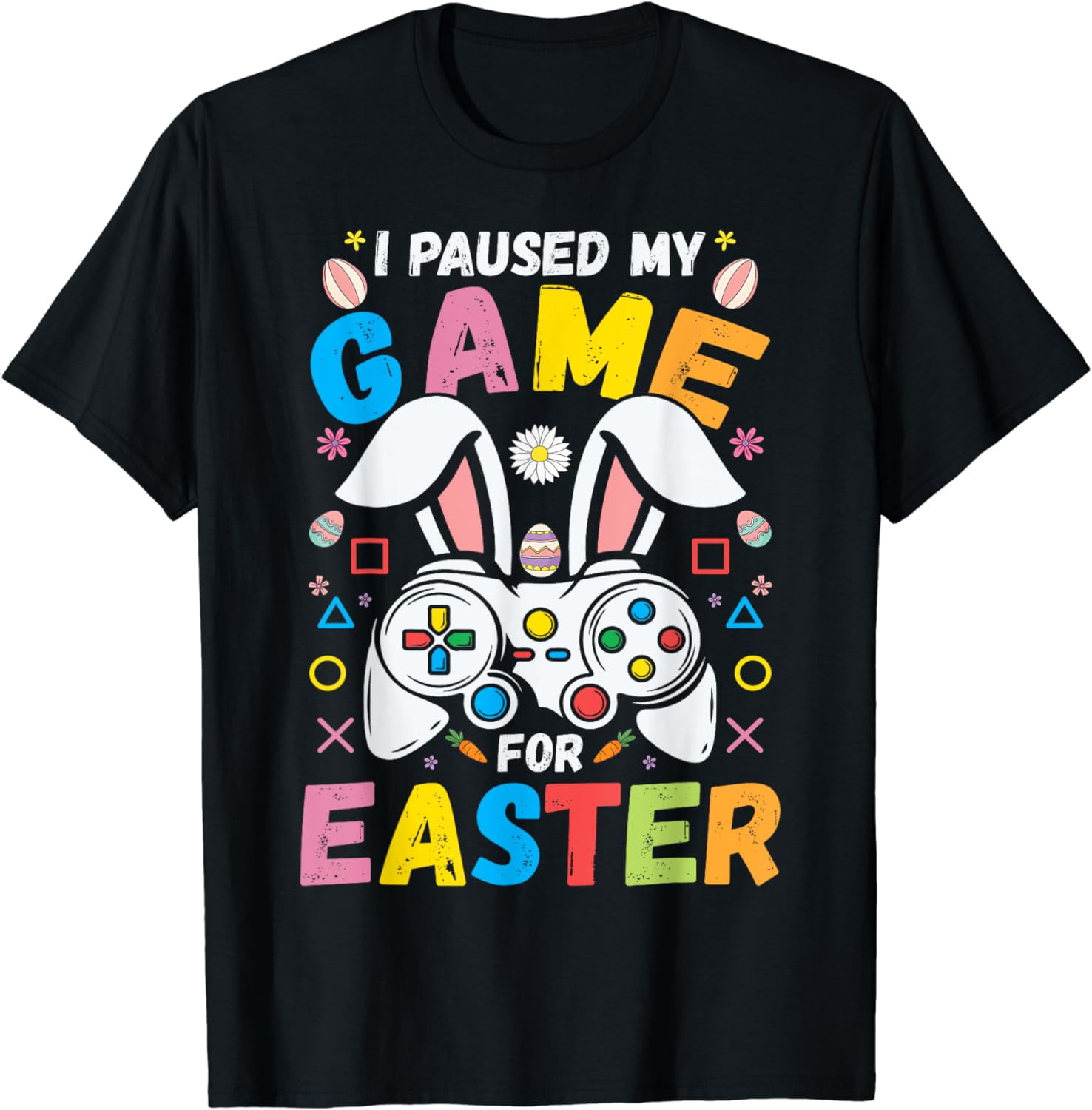 Easter Day Boys Kids Men Bunny gamer Egg Funny Gaming T-Shirt - Walmart.com
