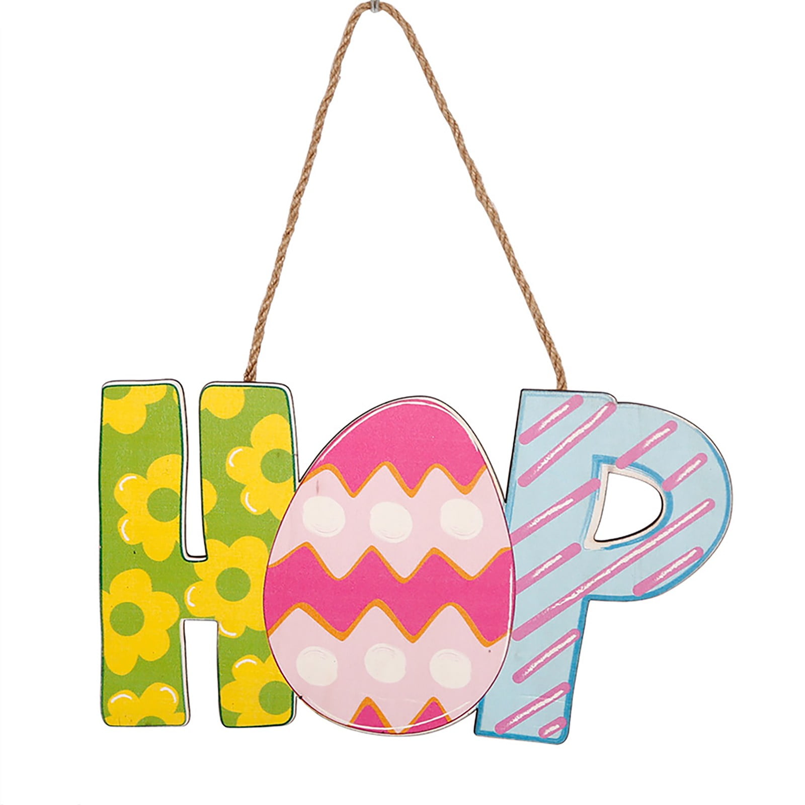 Easter Day Door Wooden Sign Hanging Wall For The Front Door Heart Door ...