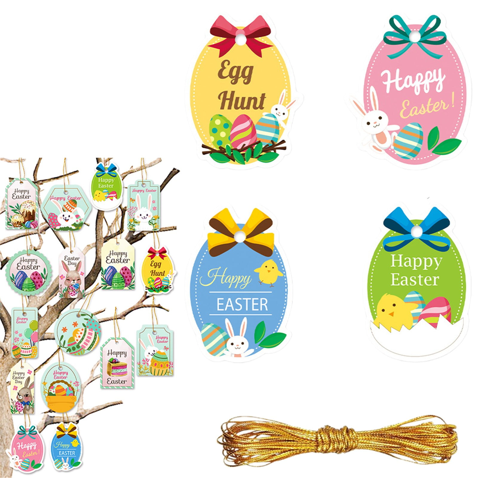 Easter Decor Clearance Easter Egg Cutouts Bulletin Board Decoration ...