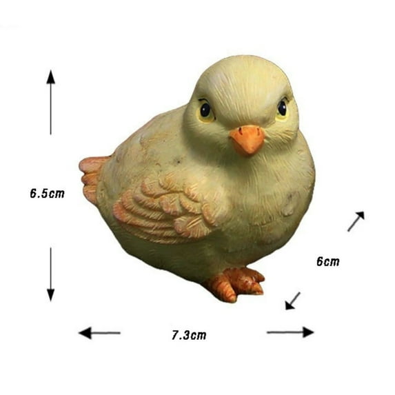 Easter Decor Easter Decoration Simulation Cute Chicken Decorations ...