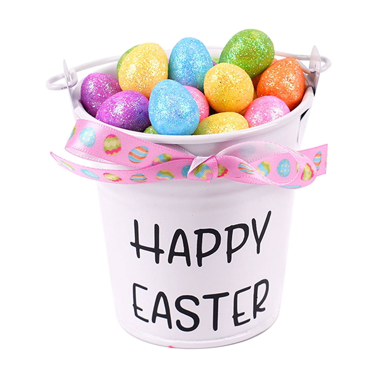 Easter Decor Easter Egg Pot Desktop Decoration Ornament,Tabletop & Yard ...