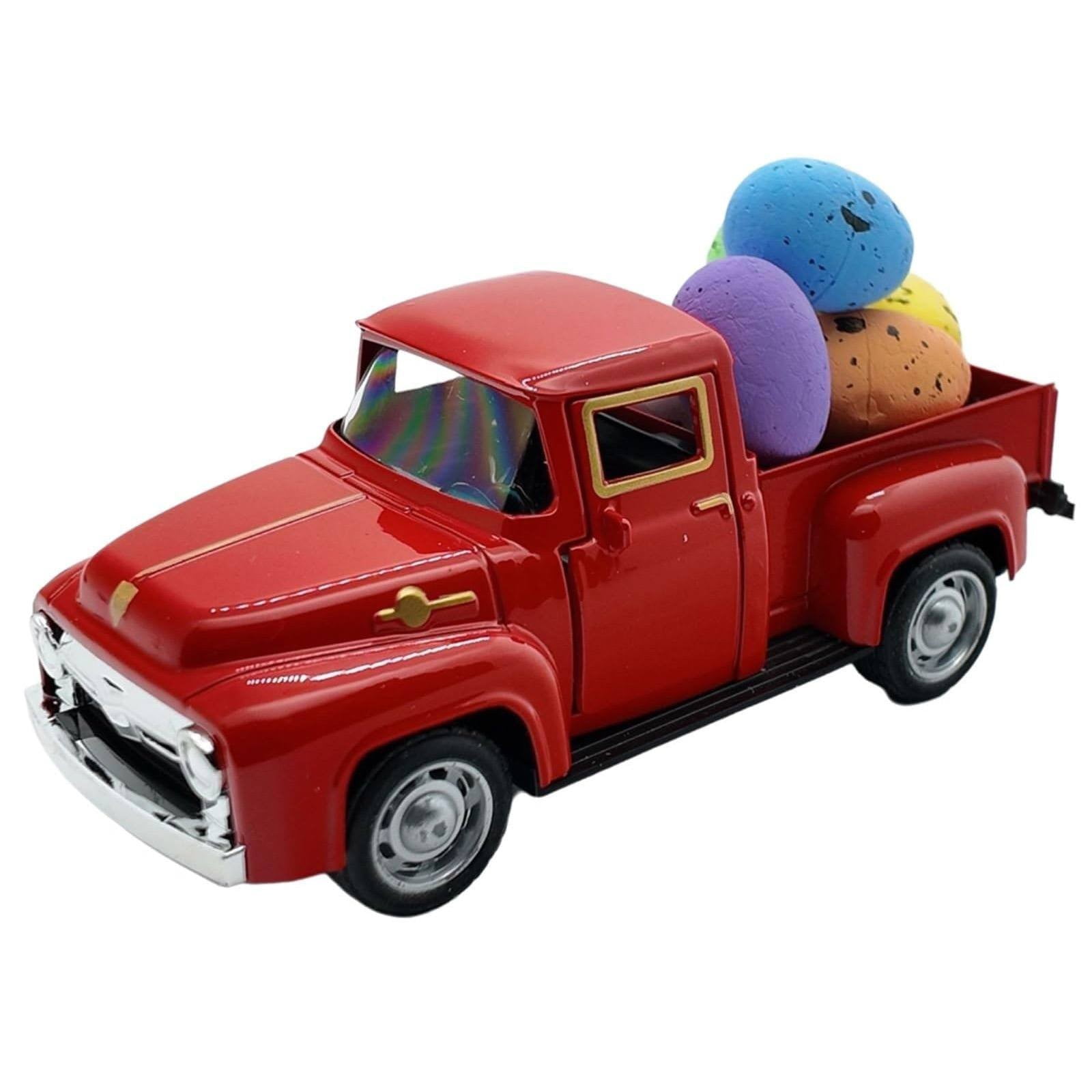 Easter Decor, Easter Truck with Eggs Vintage Farm Pickup Farmhouse ...