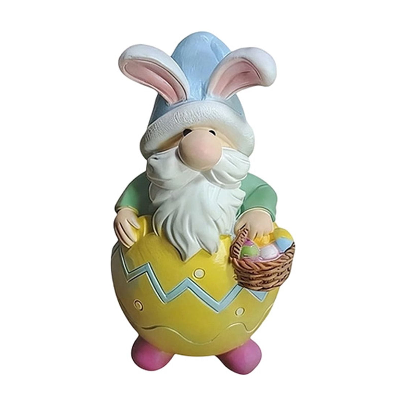 Easter Decor Gnomes With Bunny Ear Gnome Resin Desktop Ornaments Statue ...