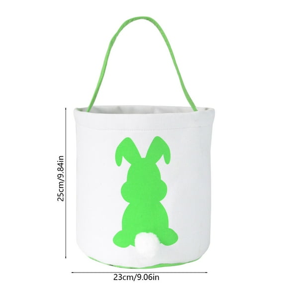 Easter Decor Rabbits Tassel Bag Easter Egg Storage Tote I - Walmart.com