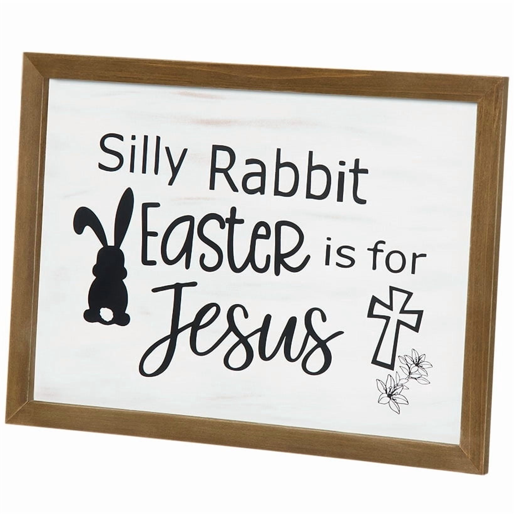 Easter Decor - Silly Rabbit Sign or Tissue Box Cover - Walmart.com