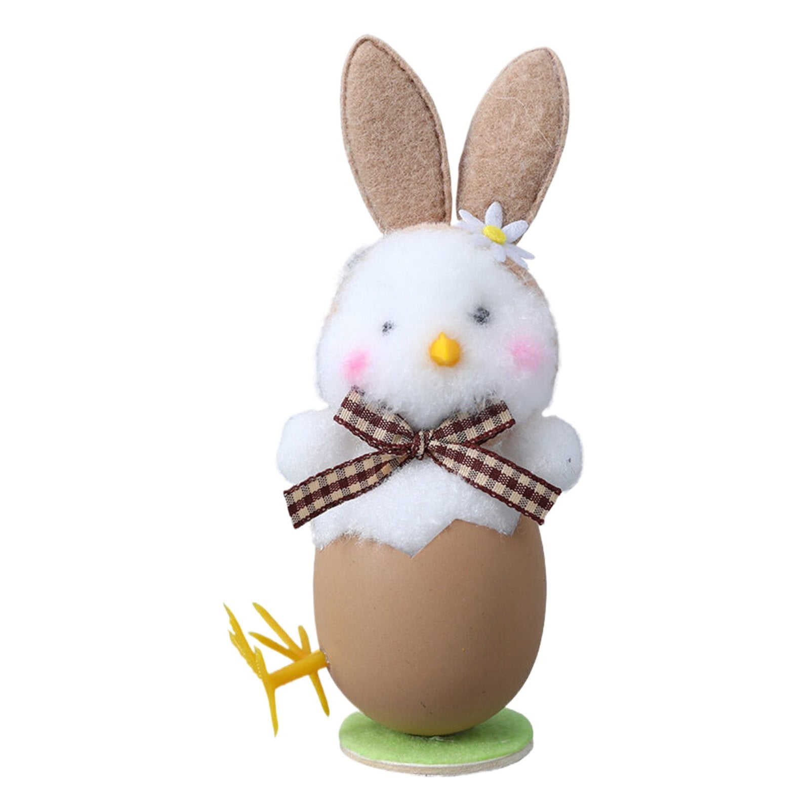 Easter Decoration Chick Figurines, 1 Pack Plush Cute Chicks Ornaments ...