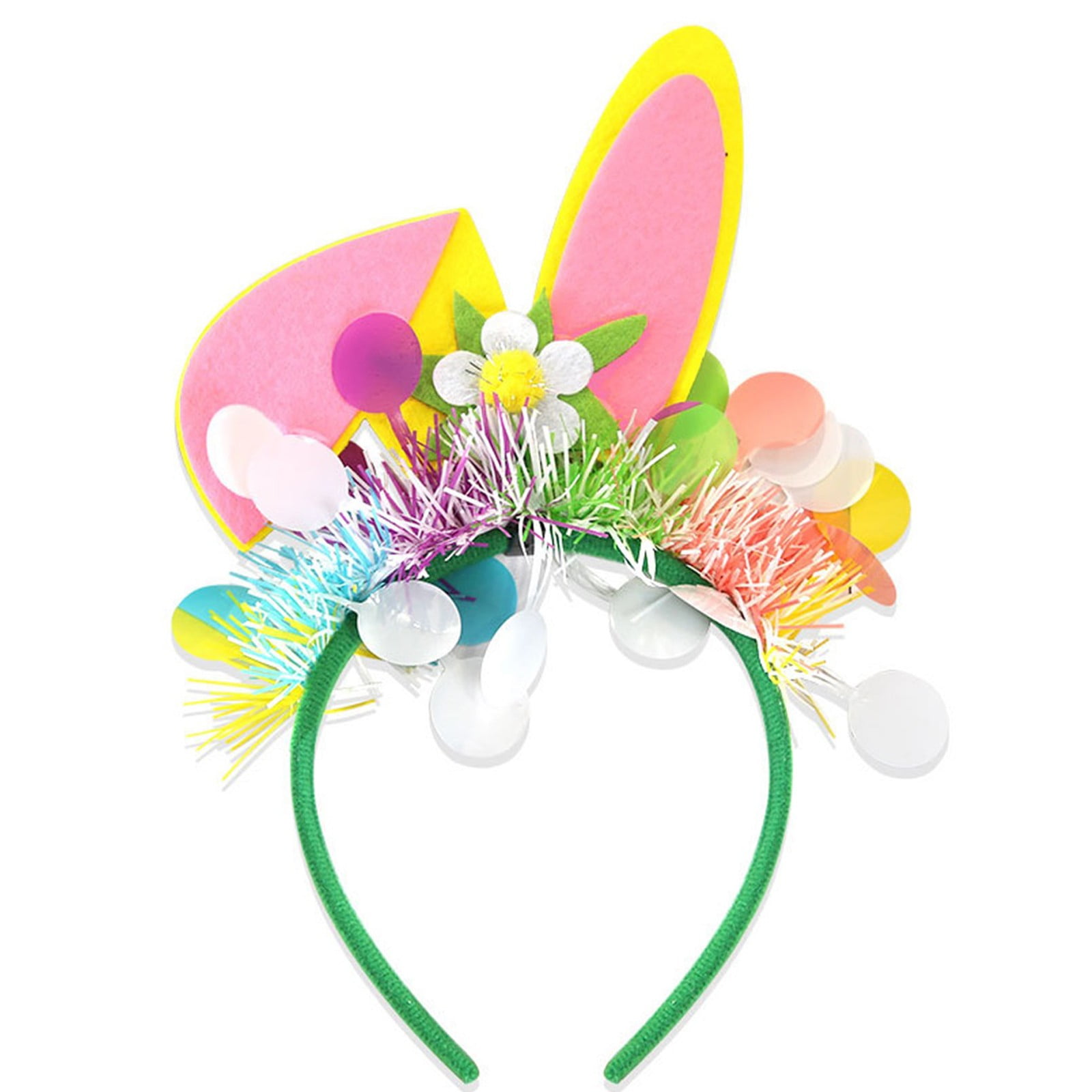 Easter Decoration, Easter Egg, Easter Headband with Colored Egg Strips ...