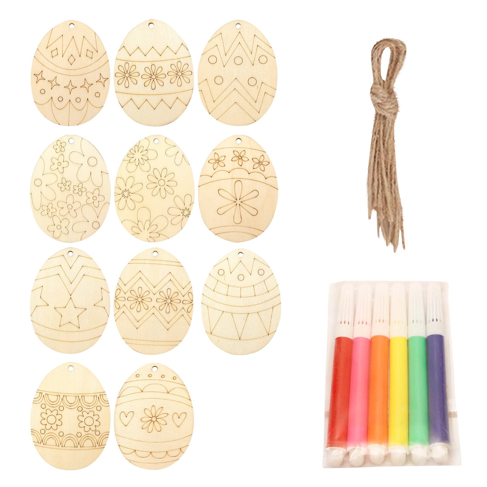 Easter Decoration For Home Outdoor Diy Easter Egg Craft Kit For Kids ...