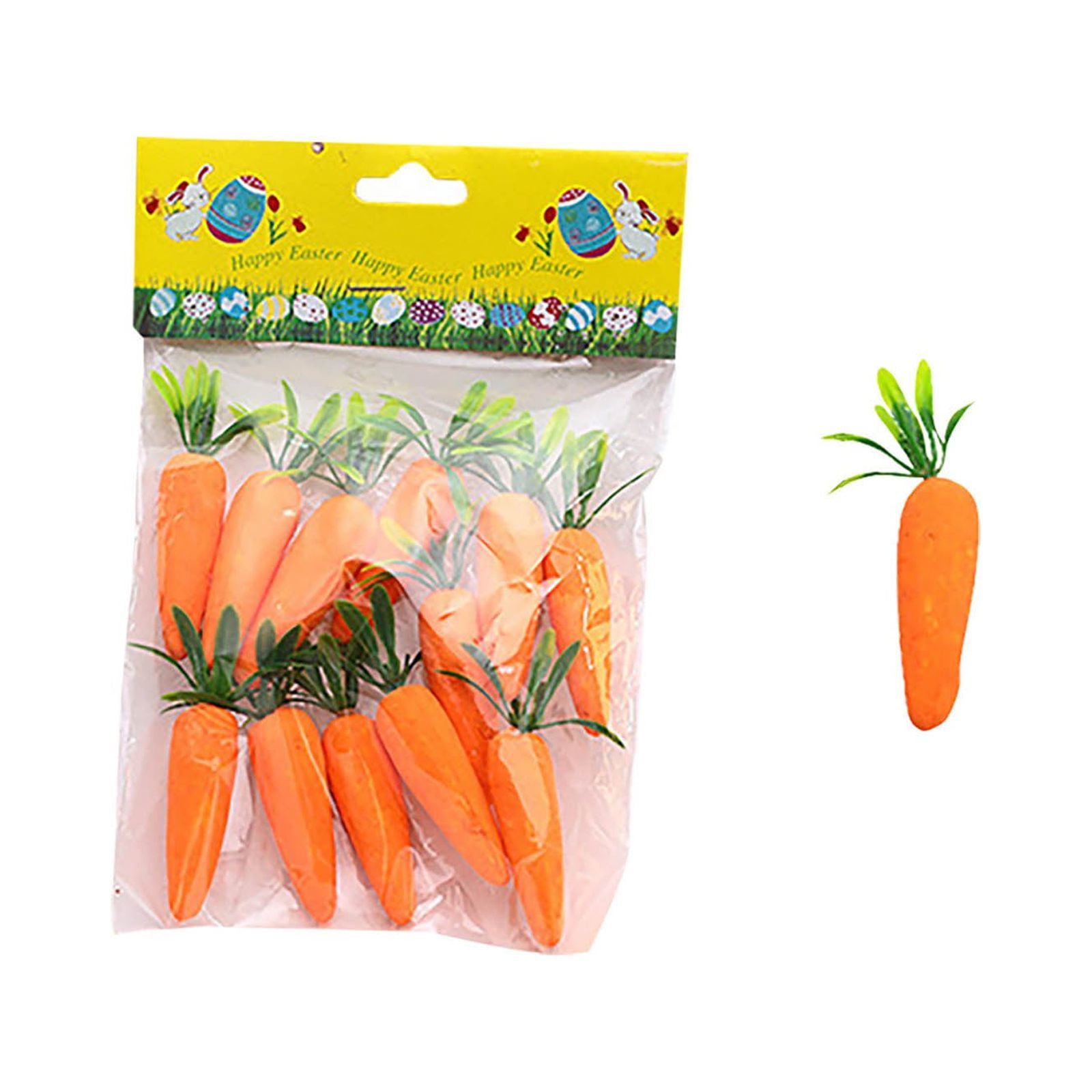 Easter Decoration Imitation Egg Foam Carrot Decoration Festival Party ...