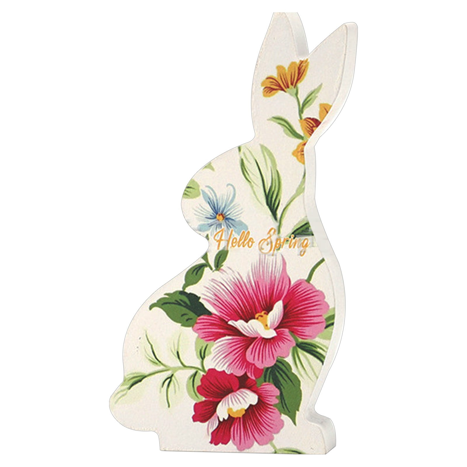 Easter Decoration Indoor Ornament Rabbit Decoration Density Board ...