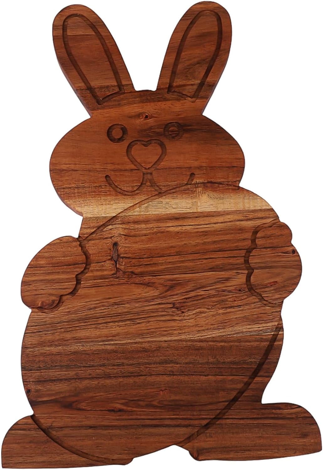 Easter Decoration Rabbit Bunny Shaped Wood Serving Board, Rabbit Wood ...