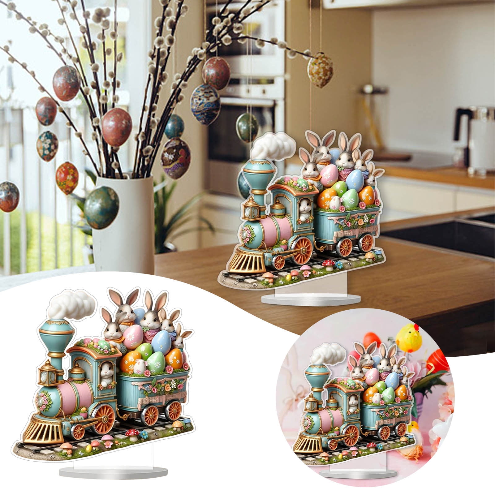 Easter Decoration Spring Easter Centerpieces Easter Bunny Decoration ...