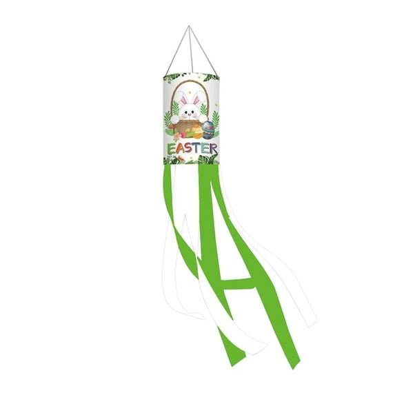 Easter Decoration Wind Pipe Flag Outdoor Scene Arrangement Hanging Flag ...