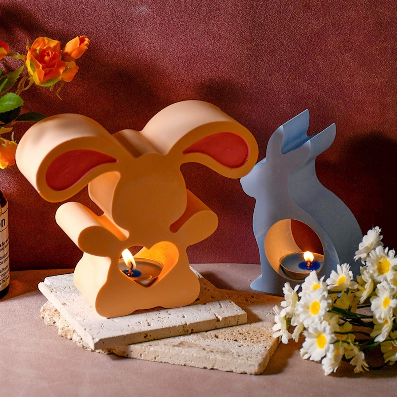 Easter Decorations 2025! BVXEEP Easter Candlestick Home Decoration ...