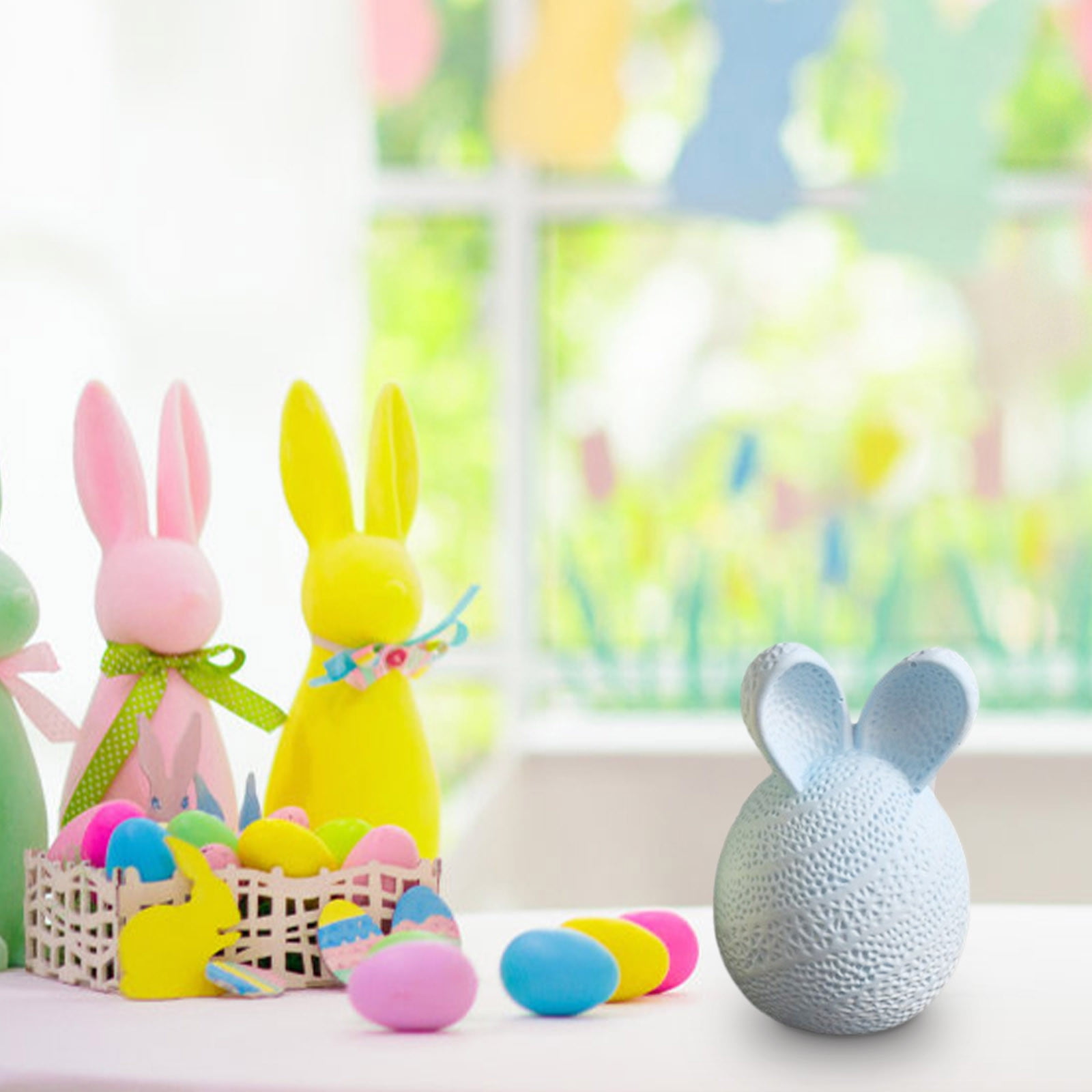 Easter Decorations 2025! BVXEEP Eggs Molds Casting Molds Easter Casting ...