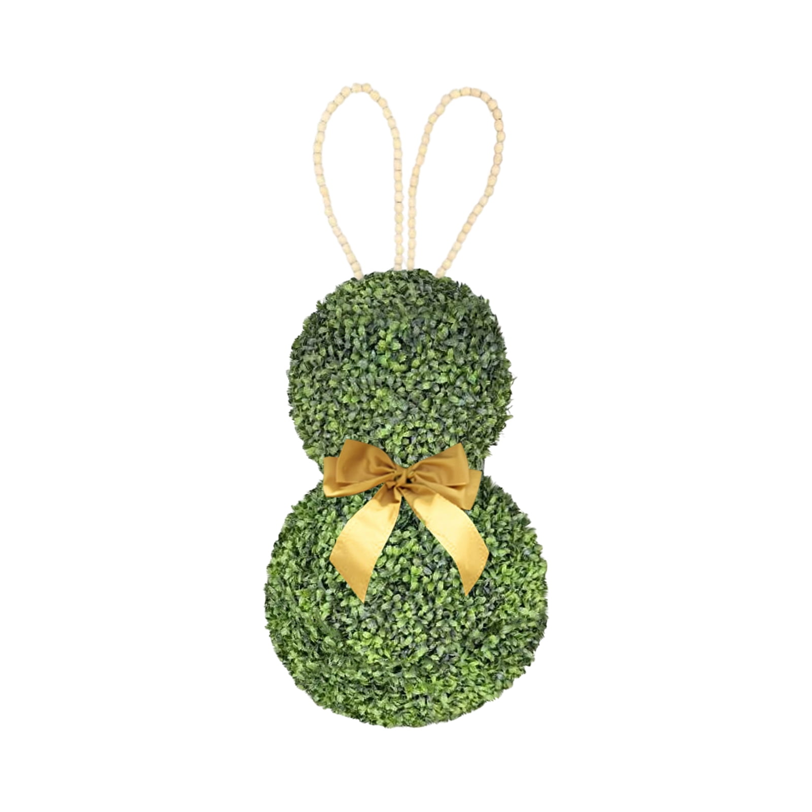 Easter Decorations 23.6in Bunny Shape Artificial Plant Easter ...