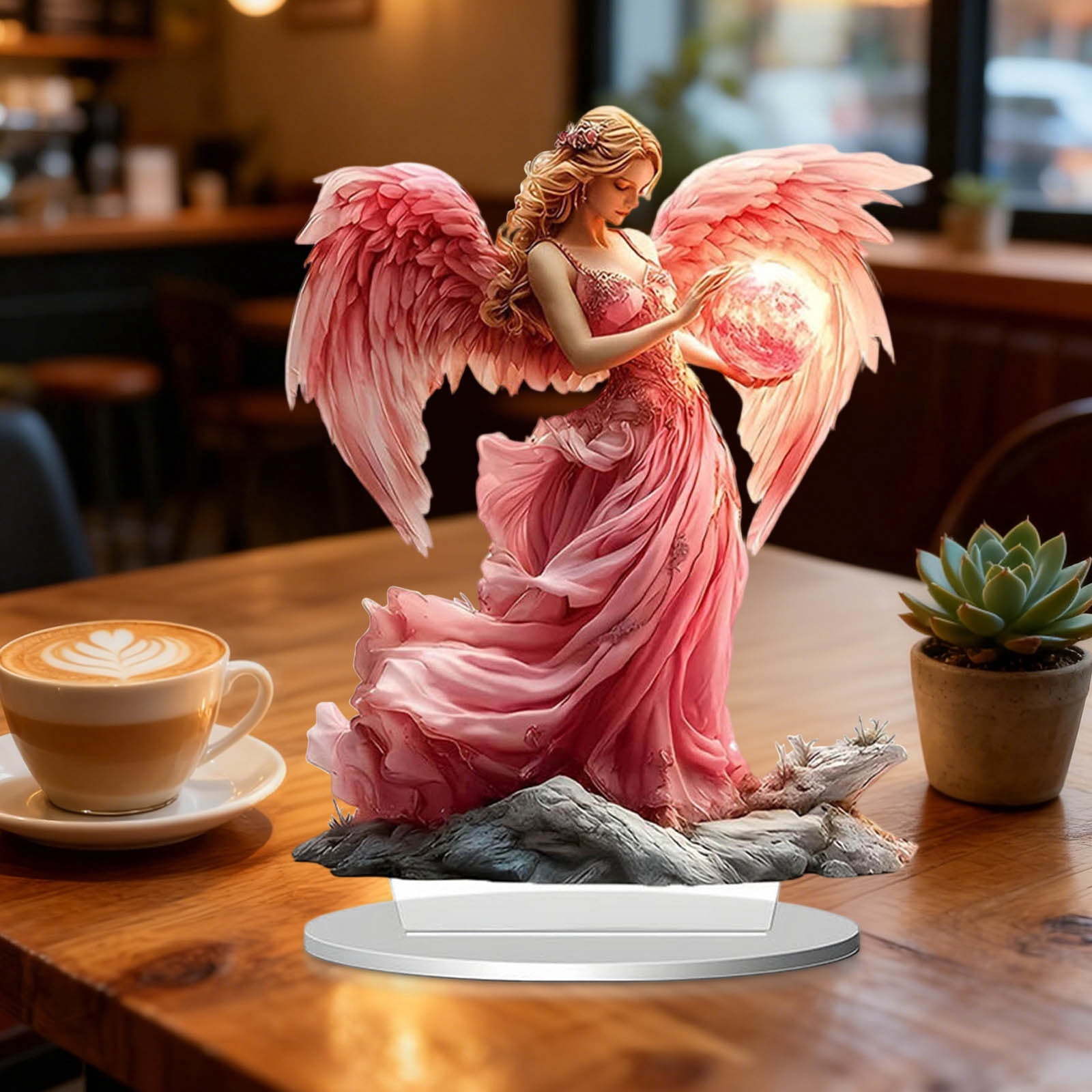 Easter Decorations - Angel Wings Cross Decoration, Angel Wings with ...