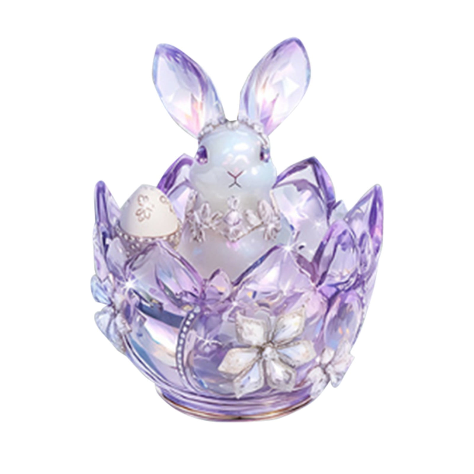 Easter Decorations Bunny Figurines, Spring Rabbit Tabletop Decor, Rabbit Statue Statues ...