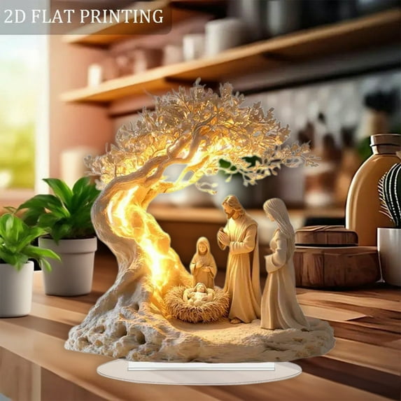 Easter Decorations - Christmas Figurines - Joseph and Mary with Jesus ...