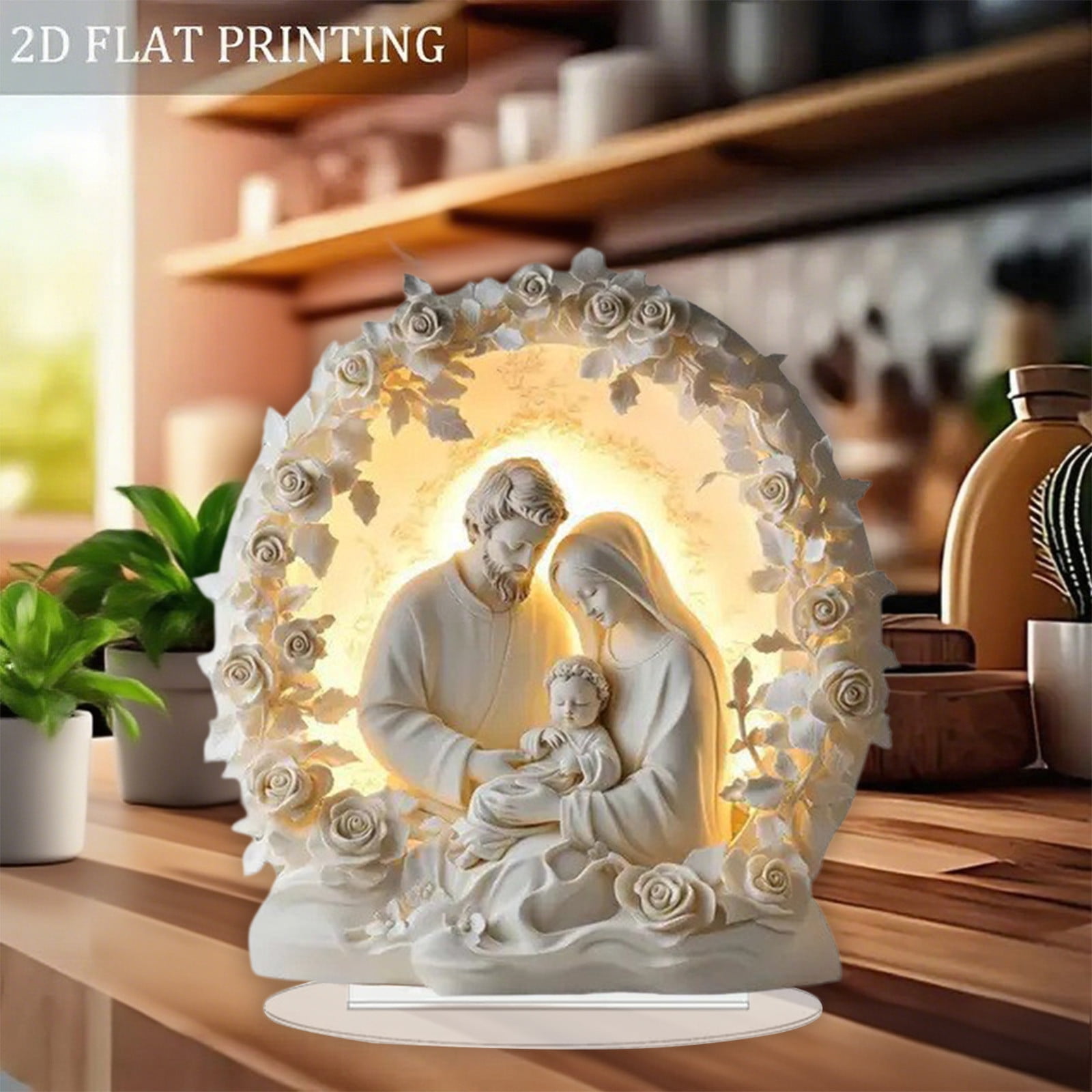 Easter Decorations - Christmas Figurines - Joseph and Mary with Jesus ...