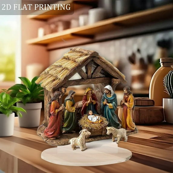 Easter Decorations - Christmas Figurines - Joseph and Mary with Jesus ...