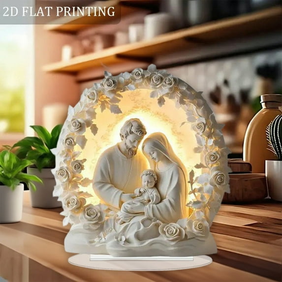 Easter Decorations - Christmas Figurines - Joseph and Mary with Jesus ...