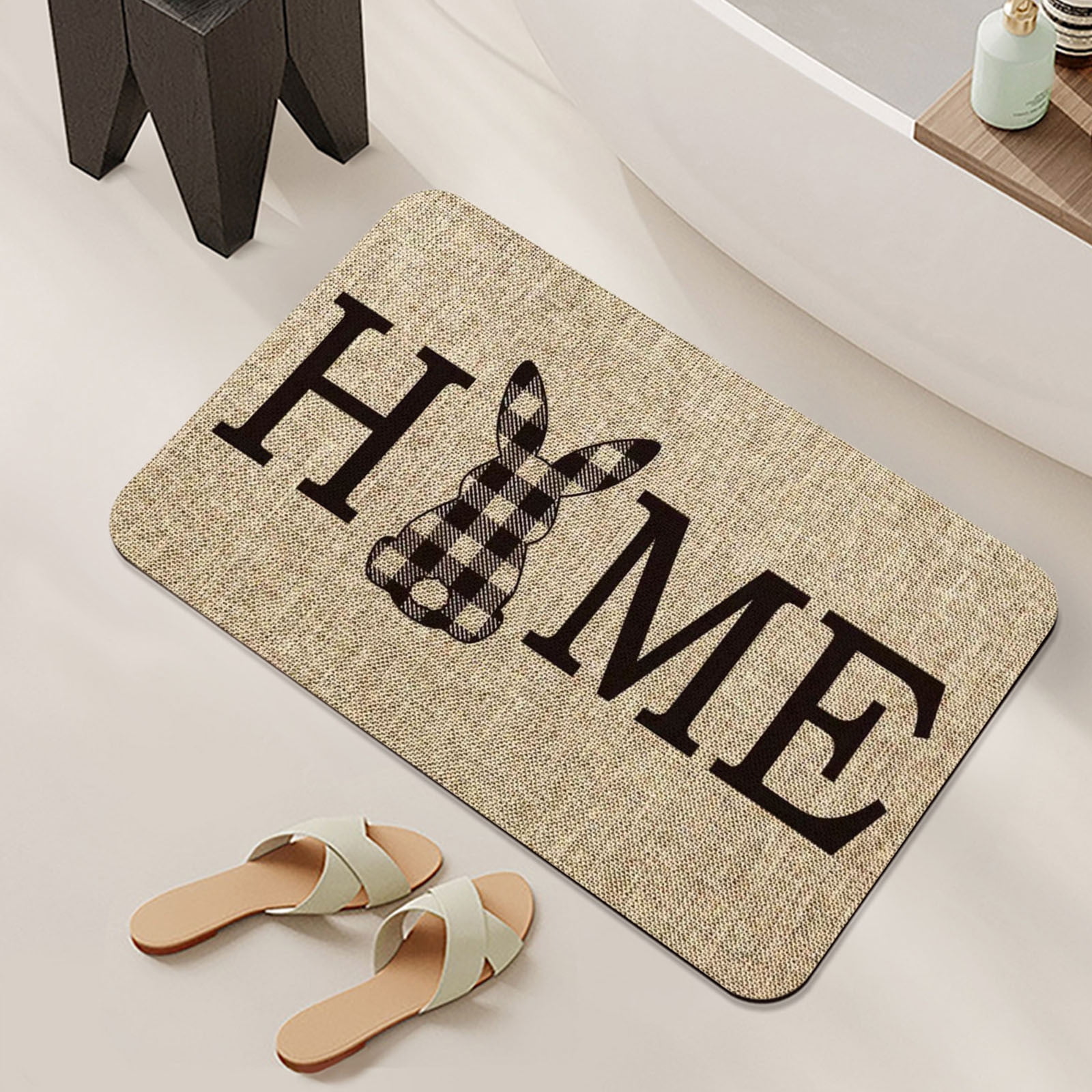 Easter Decorations Clearance Easter Door Mat, Spring Bunny Egg Indoor ...