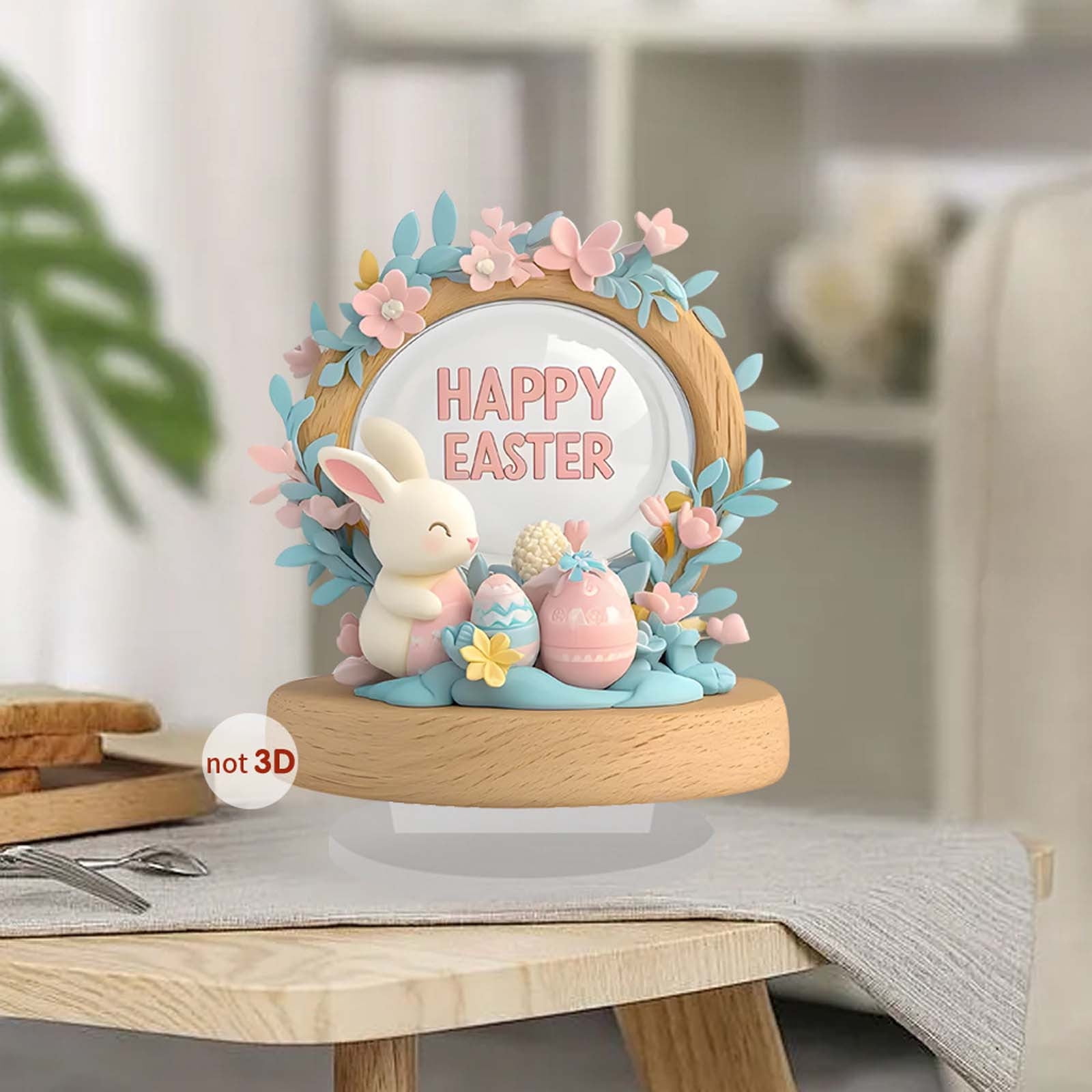 Easter Decorations, Cute Bunny Decor, Bunny Figurines, Table ...