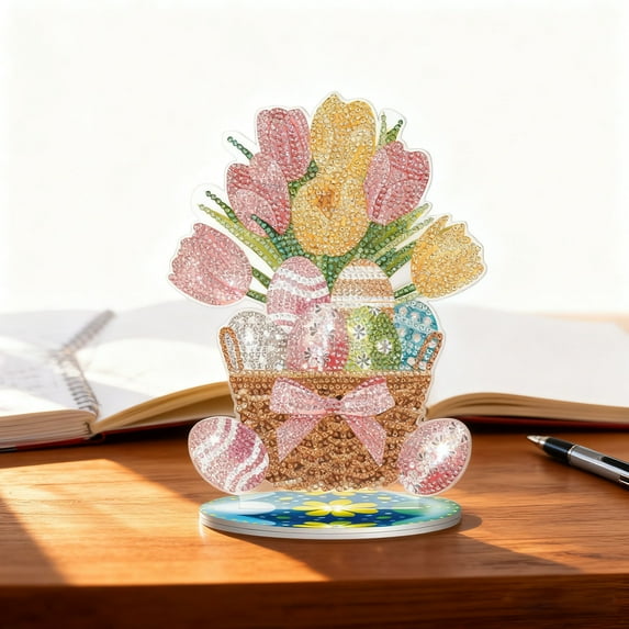 Easter Decorations - DIY Diamond Easter Desktop Ornaments Diamond Art ...