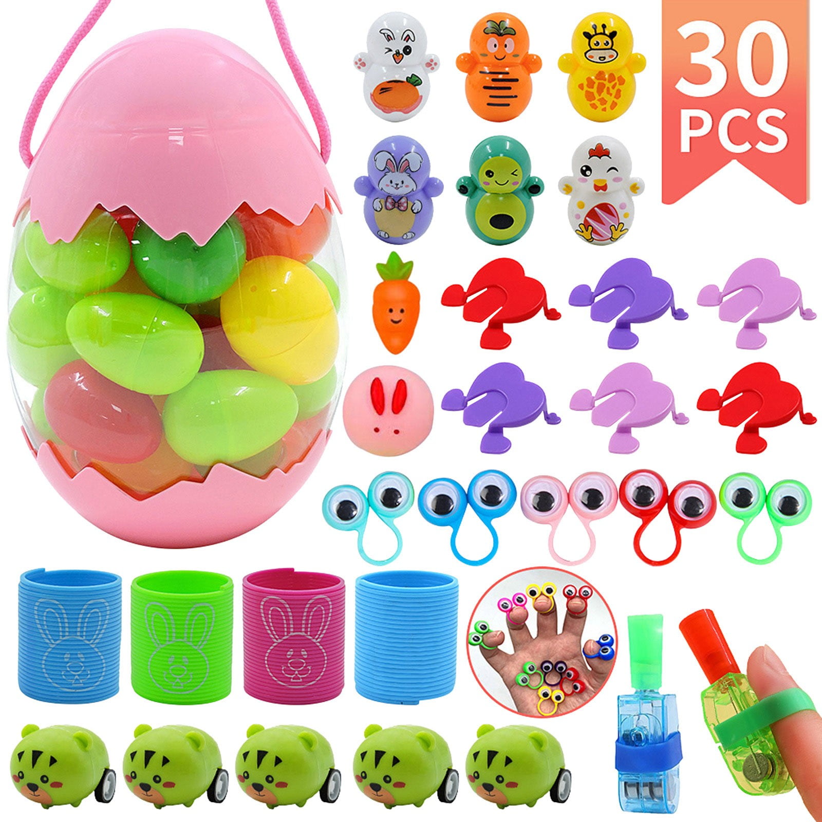 Easter Decorations Easter Basket Stuffers 120 Pcs Easter Egg Fillers ...