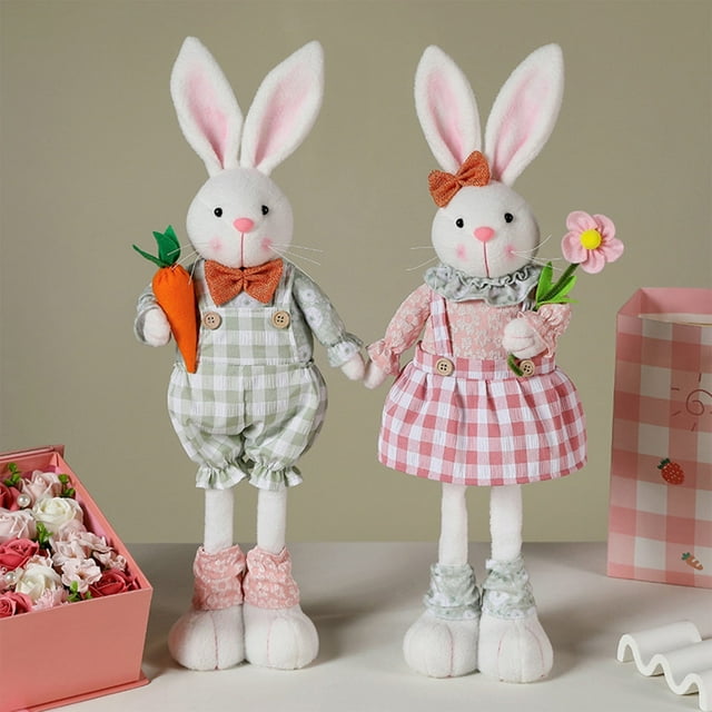 Easter Decorations, Easter Bunny Decorations, Cute Easter Bunny Plush ...