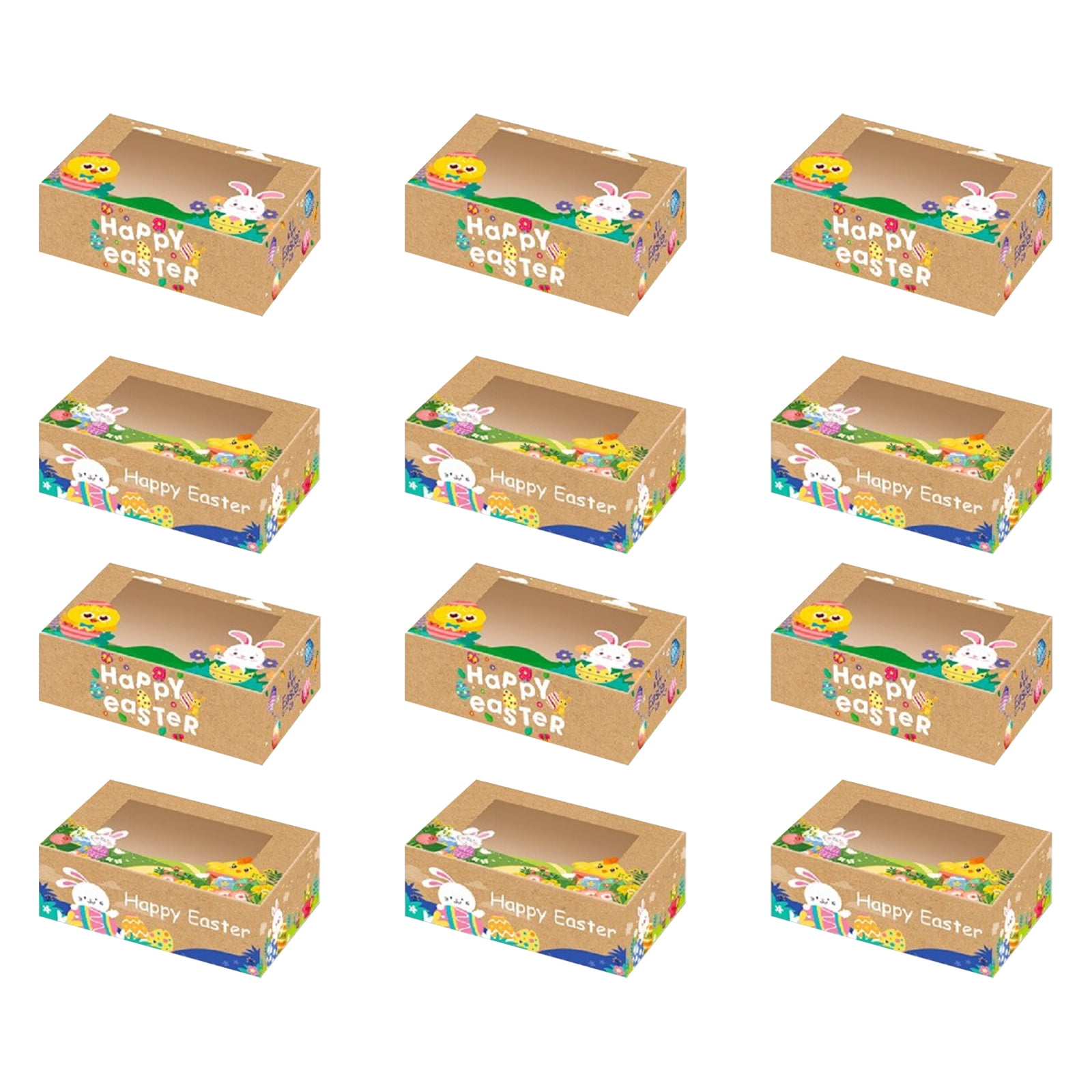 Easter Decorations,Easter Bunny Egg Festival Party Gift Candy Packaging ...