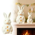 Easter Decorations Easter Bunny Figurine Small Decorative Desktop ...