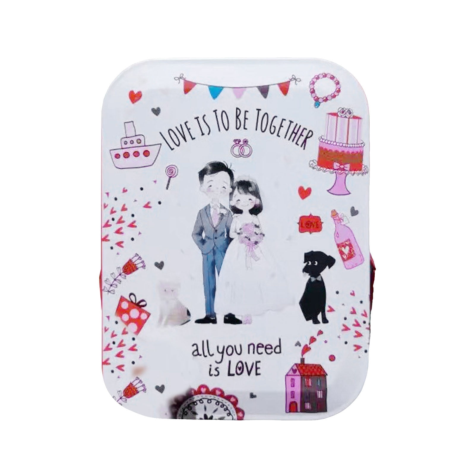 Easter Decorations Easter Candy Jar Cookie Jar Elegant Metal Tinplate ...