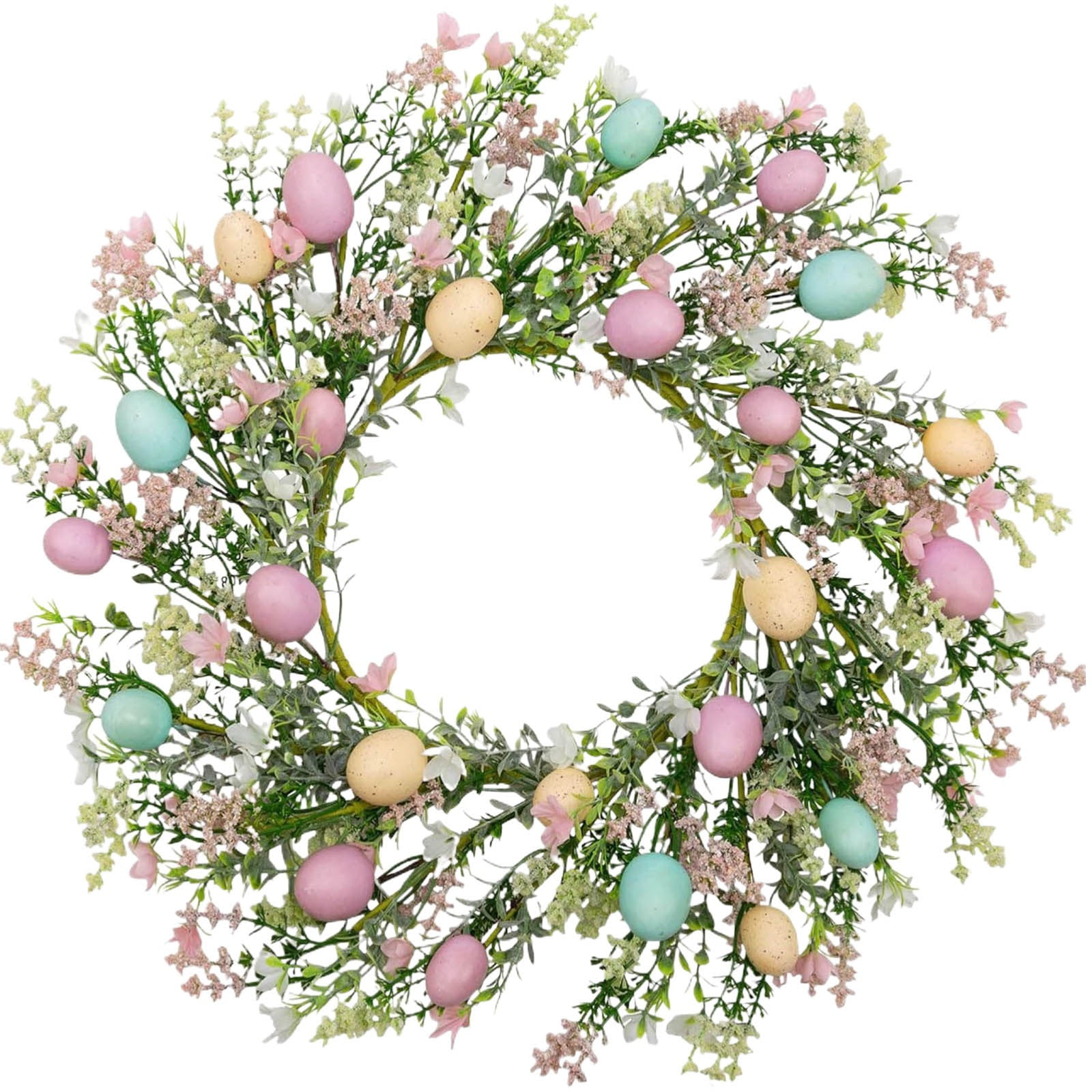 Easter Egg Wreath Spring Vine Ring Pendant Home for Doors Windows Wall ...